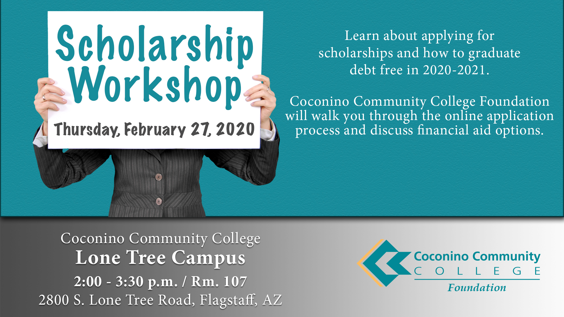 Coconino Community College - CCC Scholarship Workshop